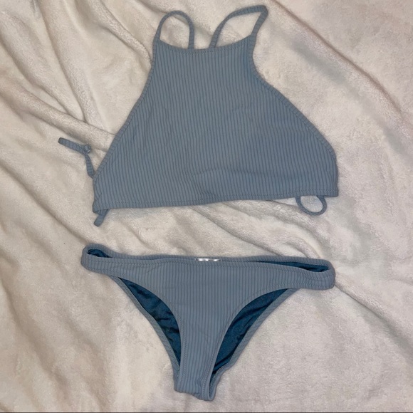 made by Dawn | Swim | Made By Dawn Blue Bikini Set | Poshmark